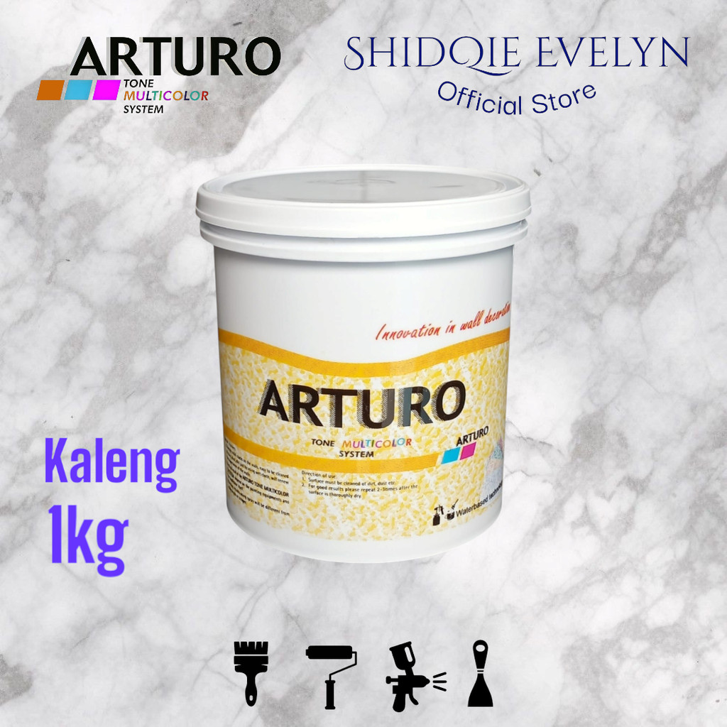Jual ARTURO Texture Based Light Grey TB 03 LG Klg 1kg Tekstur Base 03LG ...