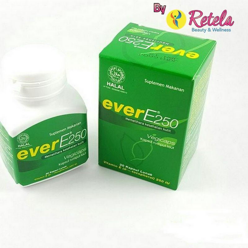 Jual EVER E 250 IU ( 1 BOTOL ISI 30 SOFT CAPSULE) | Shopee Indonesia