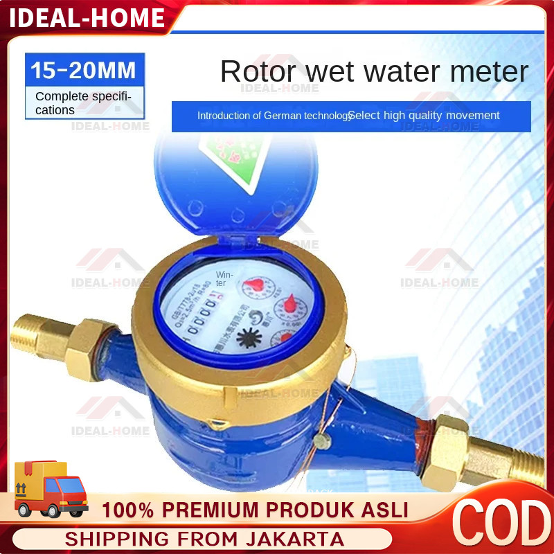 Jual [COD]Meteran Air PDAM SNI Body Besi 1/2 inch MIAMI Water Meter 1/2 ...