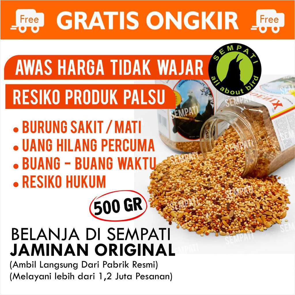 Jual SEMPATI Phoenix Perkutut Pakan Harian Burung Perkutut Mix Biji ...