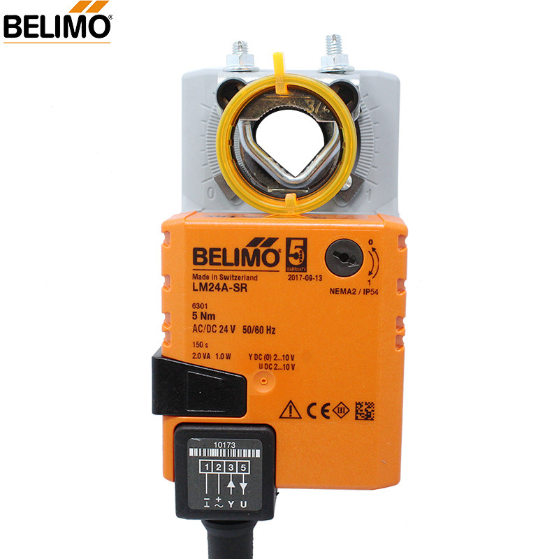 Jual BELIMO LM24A-SR 5NM Damper actuator for operating air control dampers in ventilation WITH ...