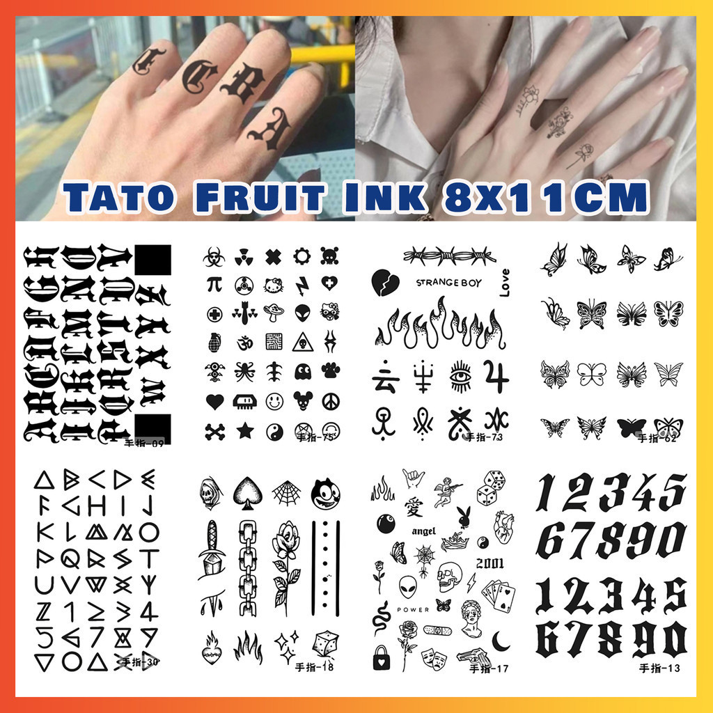 Jual Tato Mini Karakter Semi Permanen Tahan Lama 15 Hari Tahan Air ...