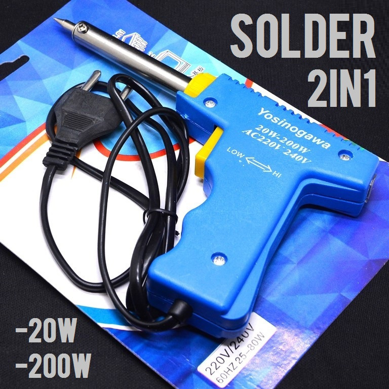 Jual (H14) SOLDER 2IN1 TEMBAK 2 mode 2 in 1 30w 200w 30 watt 200 watt ...