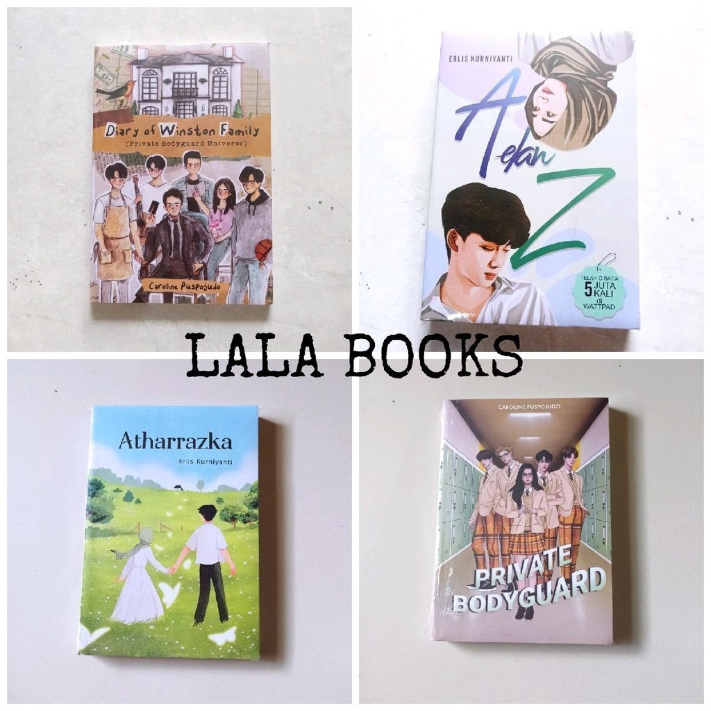 Jual 1 PAKET 4 BUKU NOVEL REMAJA ( DIARY WINSTON OF FAMILY + A ELAN Z ...