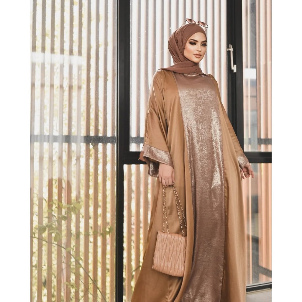 Jual Fataya Collection ALZEHA VOL.2 Abayat combinasi Silk - Kain Damara Silk Lingkar Dada 120 cm ...