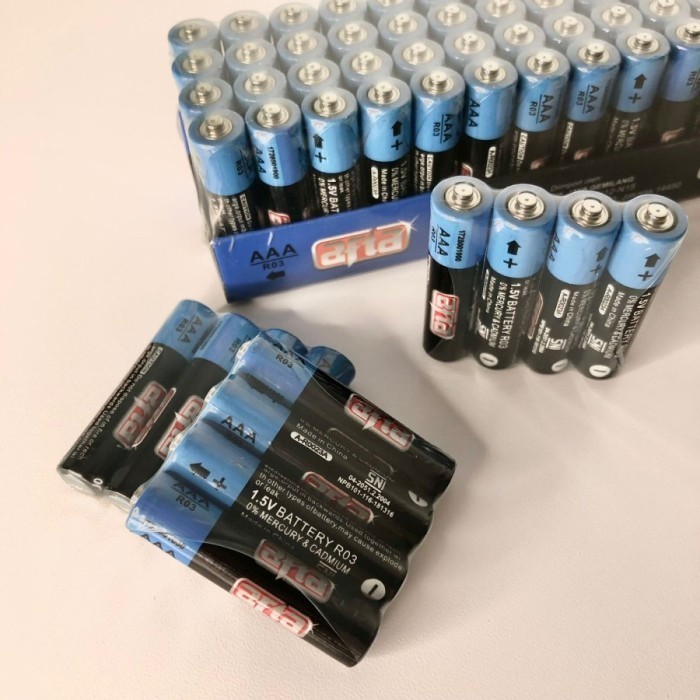Jual Batu Baterai Battery Batre AAA Remote Control Ac Tv Keyboard ...