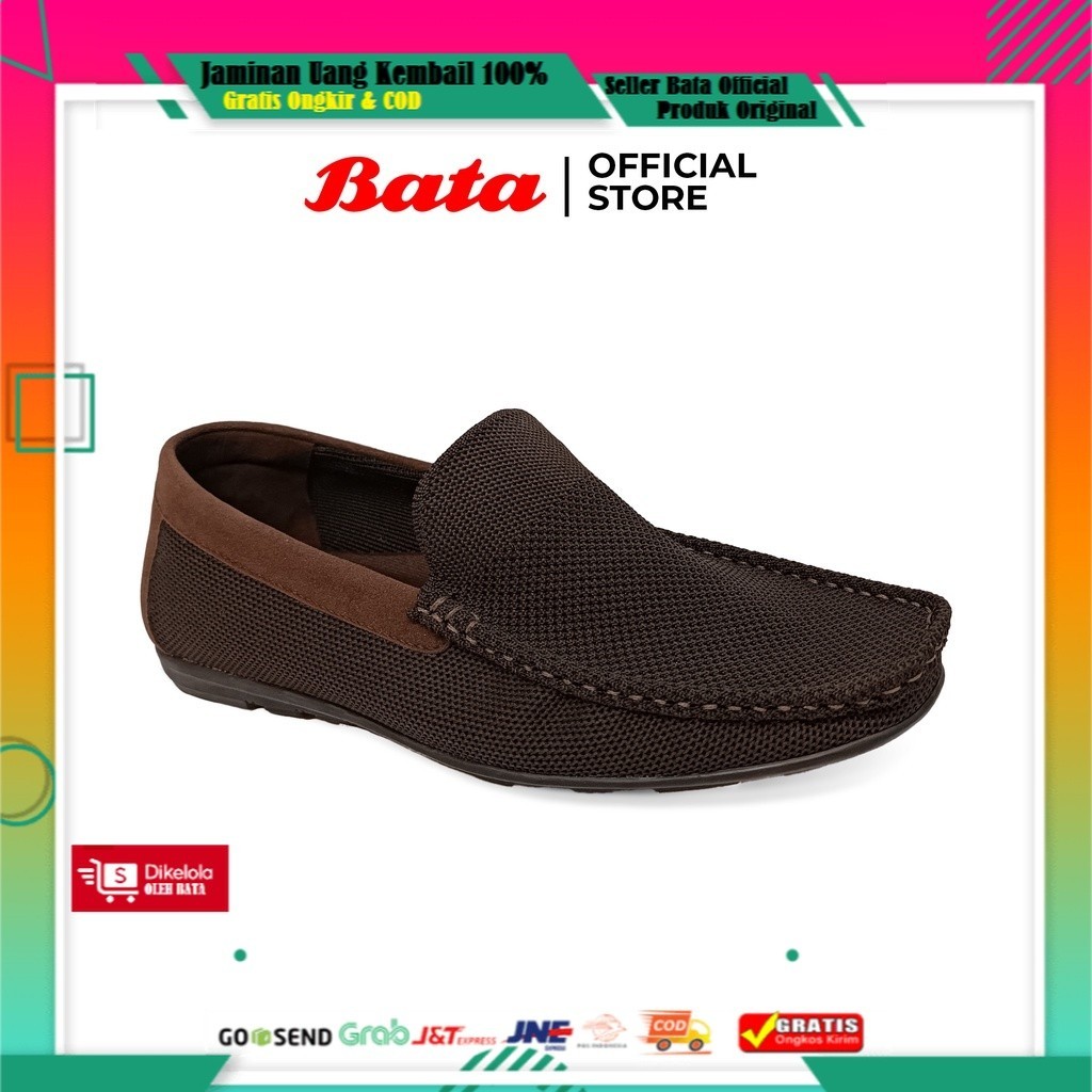 Jual BATA [Produksi Lokal] Sepatu Moccasin Pria Rovelli - 8314237 | Shopee Indonesia