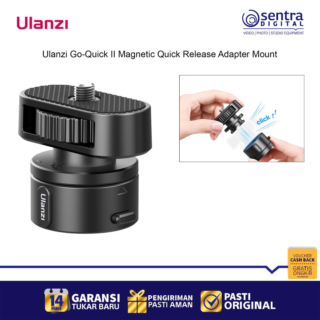 Jual Ulanzi Go-Quick II Magnetic Release Adapter Mount Set ( C045GBB1 ...
