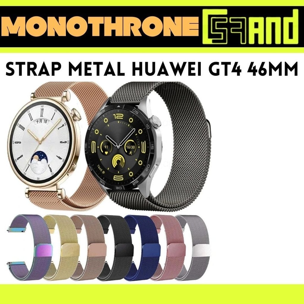 Jual Strap Huawei Watch GT4 46mm GT 4 Huawei Metal Stainles Steel ...
