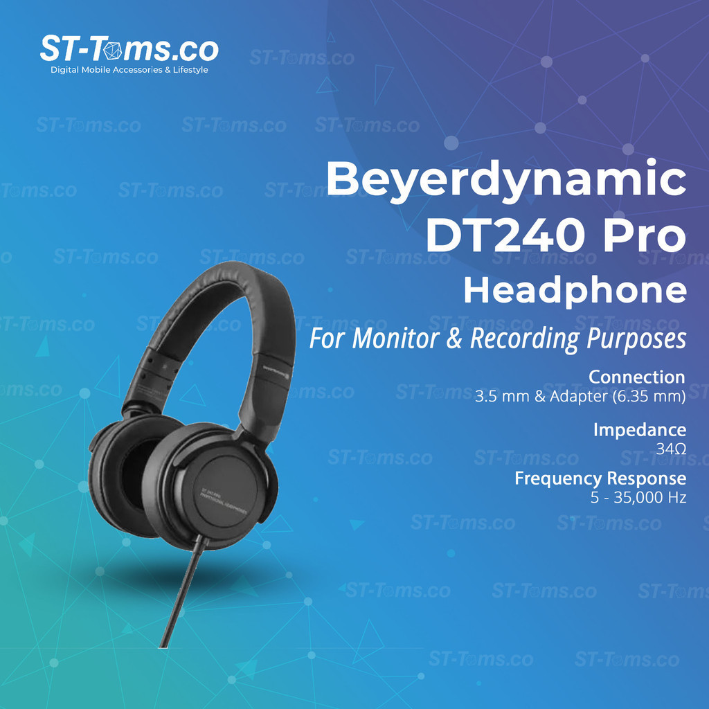 Jual Beyerdynamic DT240 Pro DT 240 Pro Profesional Wired Studio ...