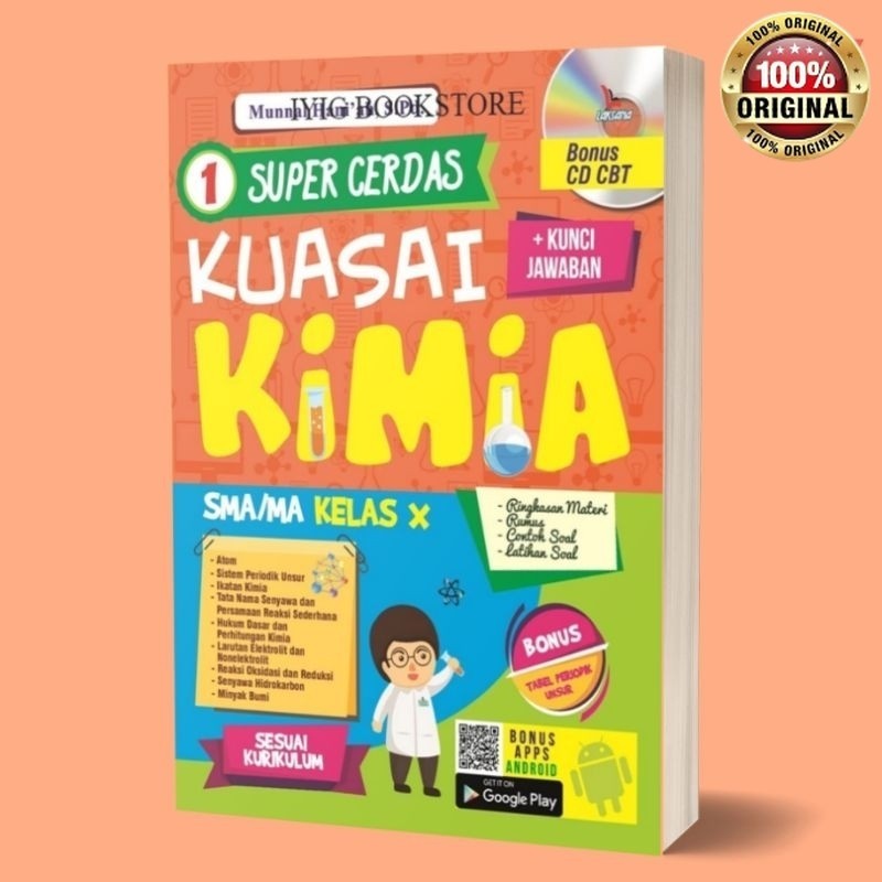 Jual Buku Super Cerdas Kuasai Kimia SMA MA Kelas X - LAKSANA - buku ...