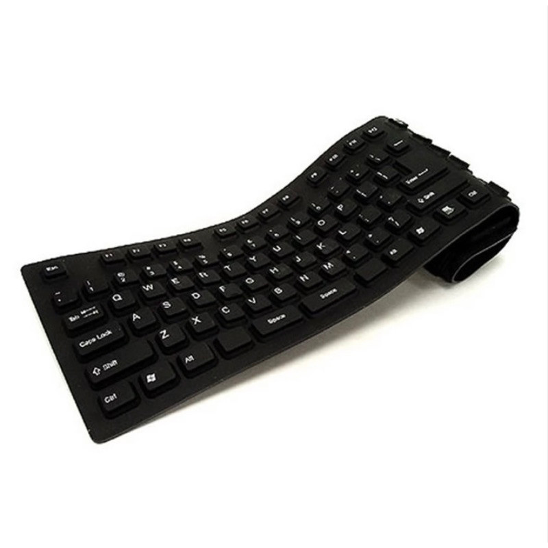 Jual [SP366] Flexibel Keyboard USB Keyboard Fleksibel Anti Air | Shopee ...