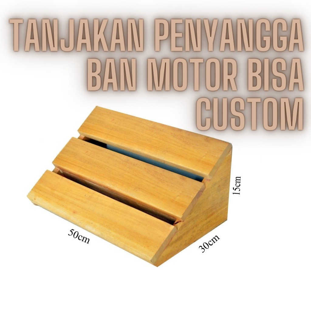 Jual Tanjakan Motor Tanjakan Kayu Wooden Ramp Jembatan Kursi Roda ...