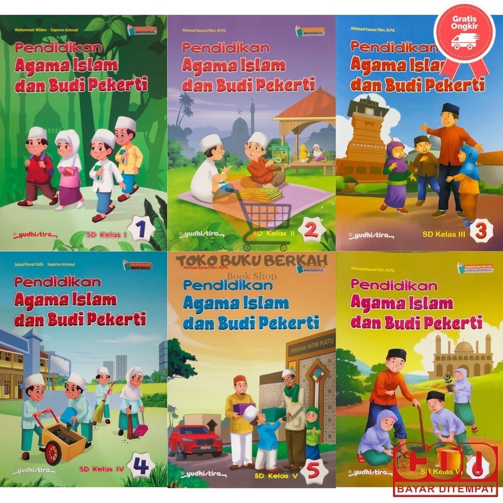 Jual Buku Pendidikan Agama Islam dan Budi Pekerti Kelas 1 2 3 4 5 6 SD/MI Kurikulum Merdeka ...