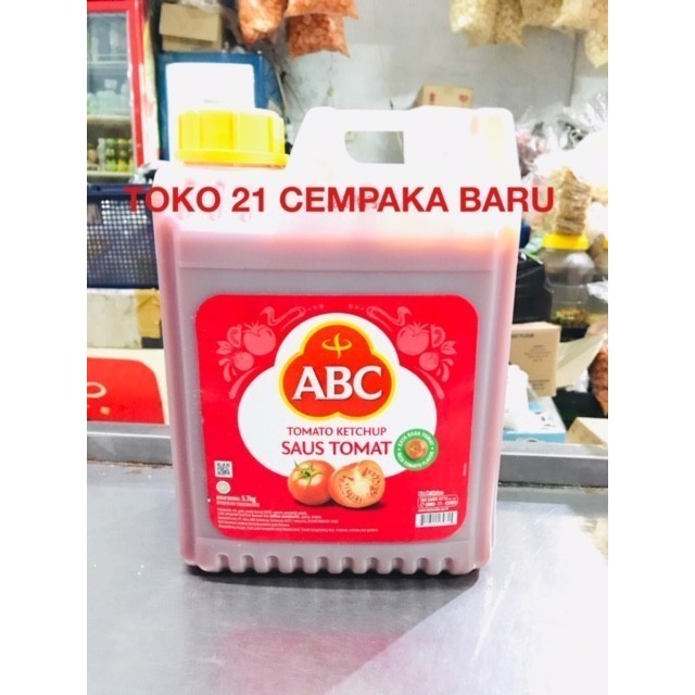 Jual ABC Saus TOMAT Jerigen 5.7 KG | Saos Saus ABC 5.7KG 5,7KG 5,7 KG ...