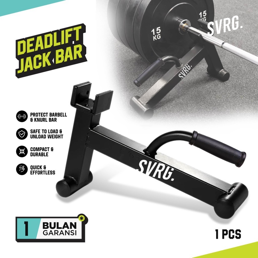 Jual SVRG. Deadlift Bar Jack - Barbell Dumbbell Jack Stand | Shopee ...