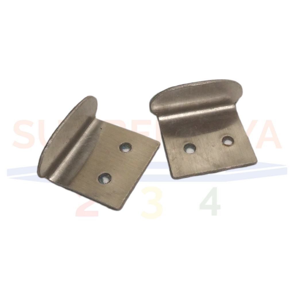 Jual Plat Klem Kaca L / Plat Besi Jepit Kaca / Penjepit Penahan Kaca ...