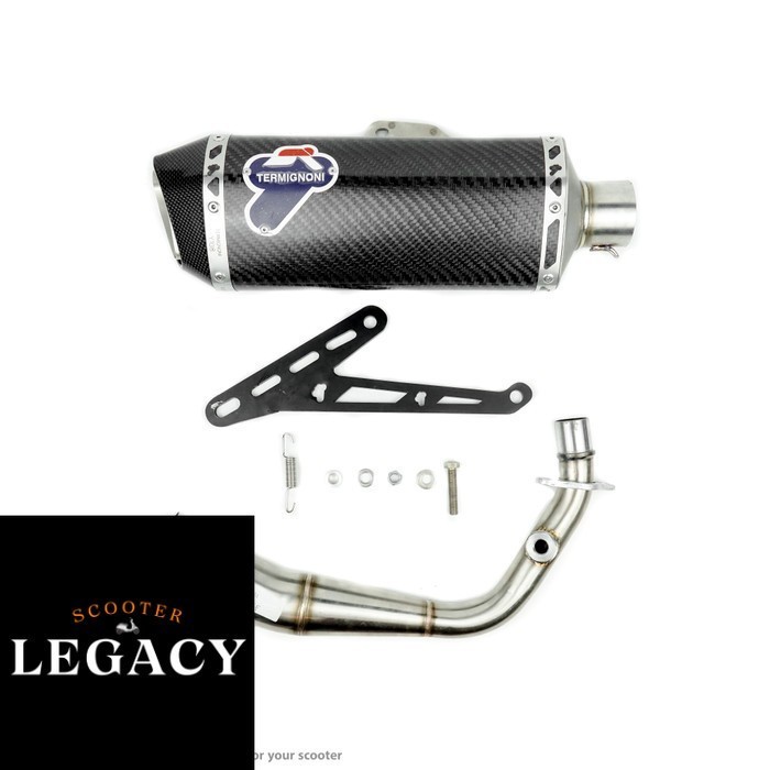 Jual Knalpot Exhaust TERMIGNONI Carbon Vespa Sprint Prima S LX LXV ...