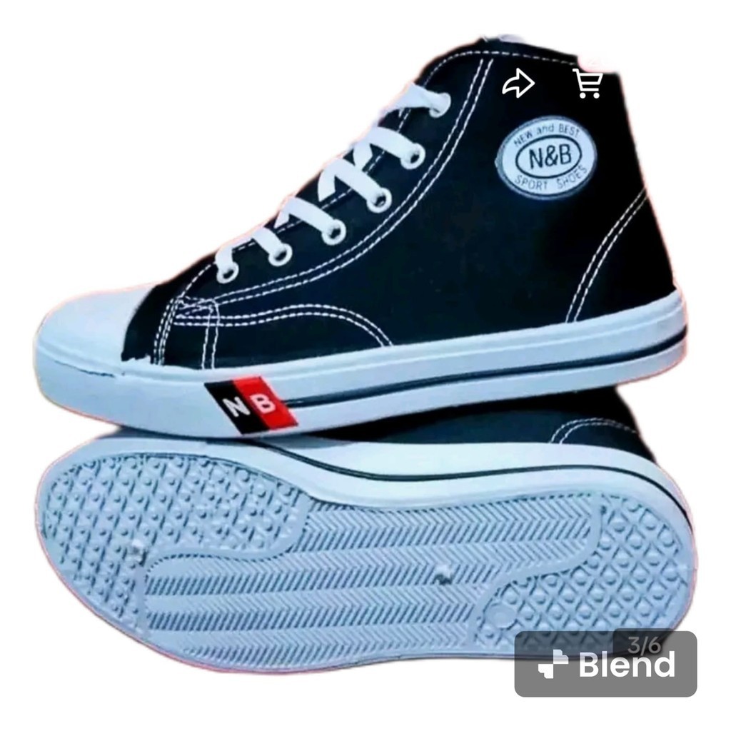 Jual Sepatu Sekolah NEW and BEST(NB) Tali / Sepatu Sekolah Anak Hitam ...