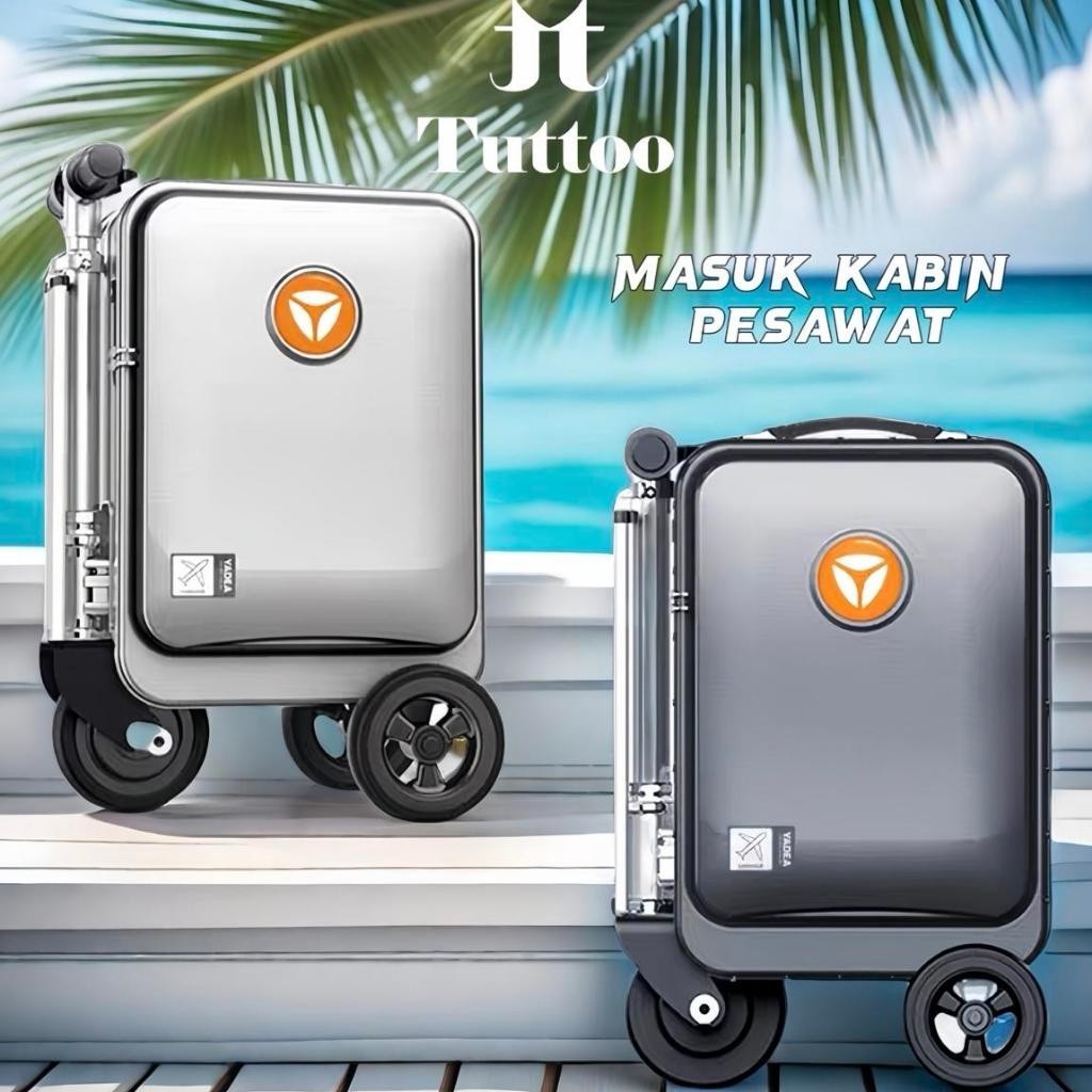 Jual promo ramadan sale TUTTOO Koper Listrik Skuter Bisa Jalan Cabin ...