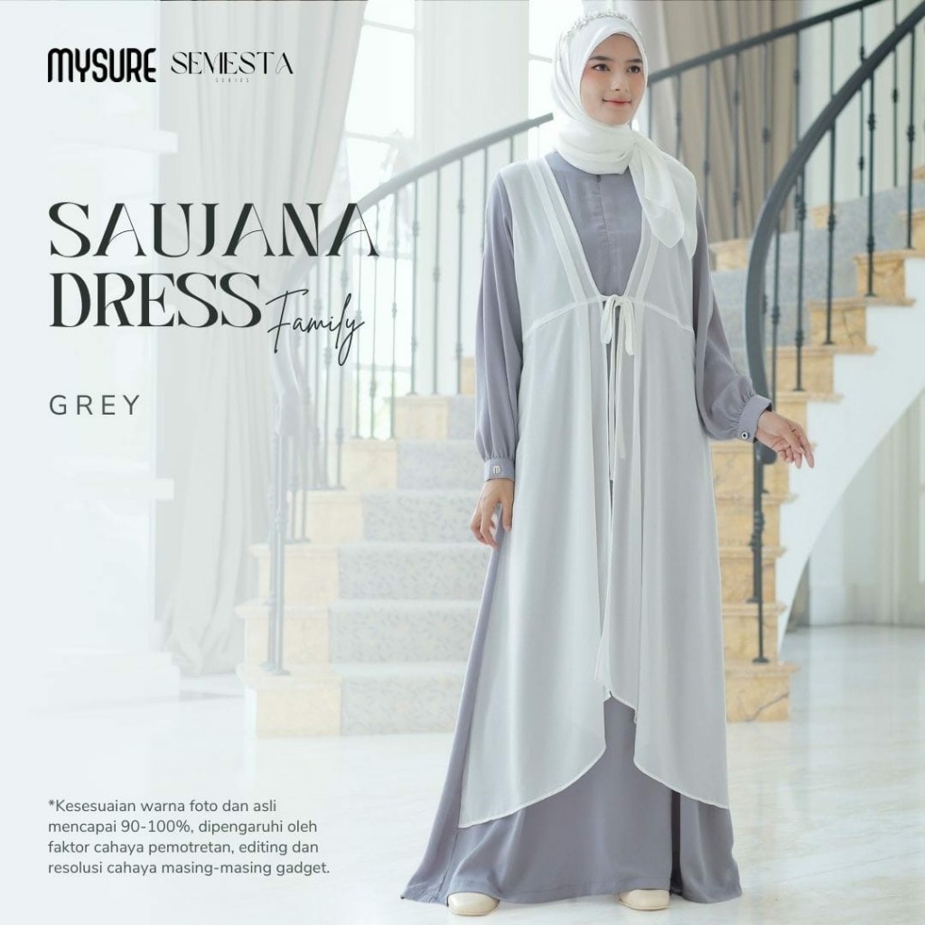 Jual Mysure Saujana Dress Muslim Lebaran 2024 | Shopee Indonesia