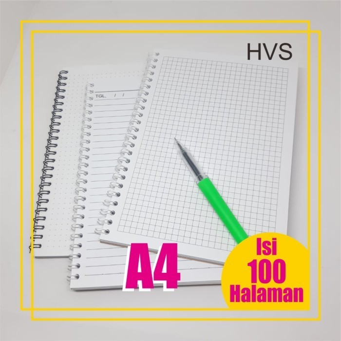 Jual Notebook A4 Buku Catatan Jurnal Book Paper Murah Buku Tugas kuliah ...
