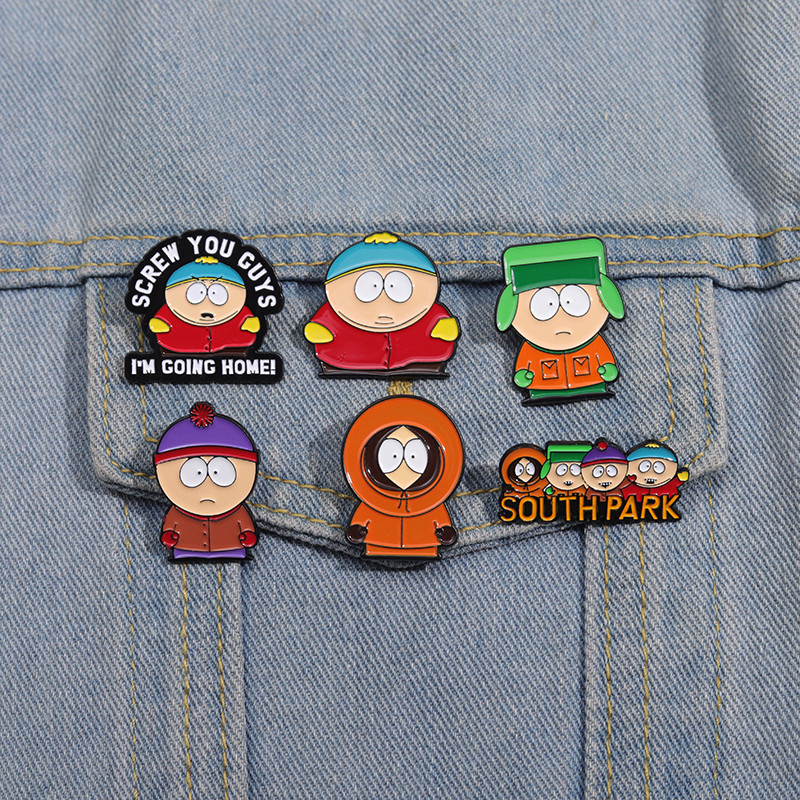 Jual Cartoon Animated Character Enamel Pins Custom Cute Metal Brooches ...