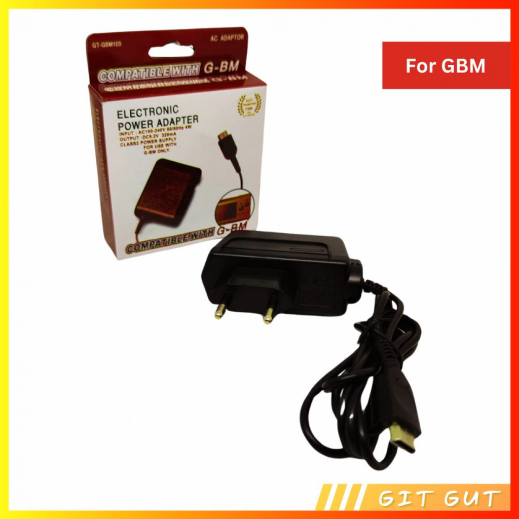 Jual Game Boy Gameboy Micro GBM Power Supply Charger AC Power Adapter ...