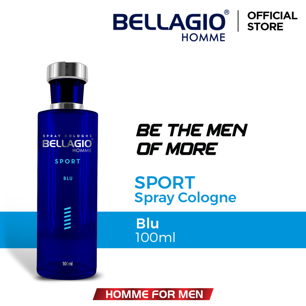 Jual Bellagio Sport Cologne Blue - Blu 100ml | Shopee Indonesia