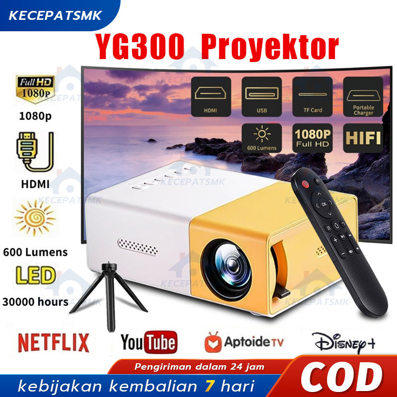 Jual Proyektor mini YG300 Portable Led mini Proyektor hp mini Home ...