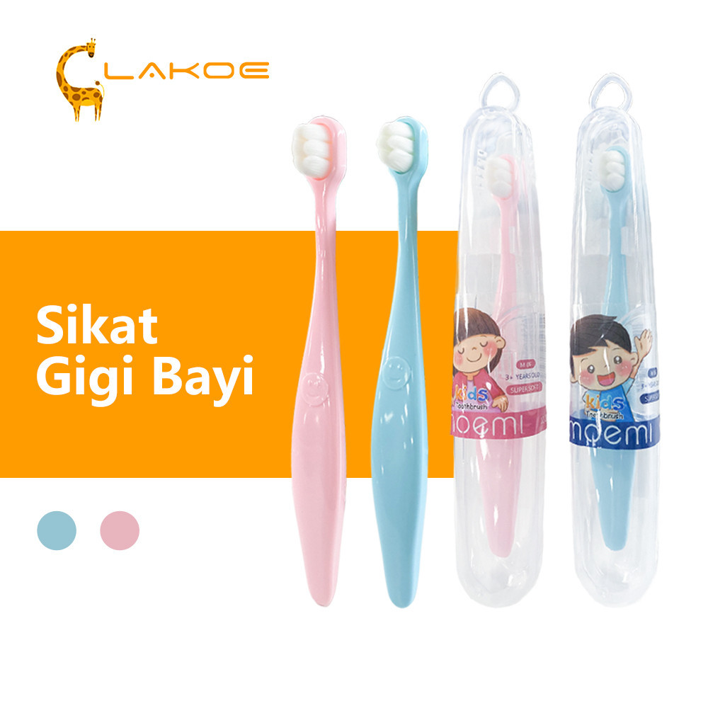 Jual LAKOEOFFICIALMALL Sikat Gigi Anak 3-12 Tahun Lembut Toothbrush ...