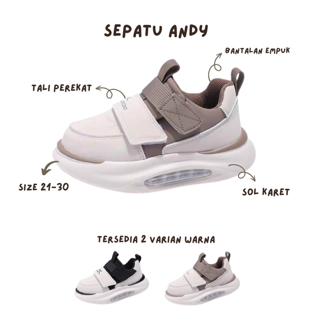 Jual BABYHOORAY - ANDY Sepatu Sneakers Anak Bayi Usia 1-5 tahun ...