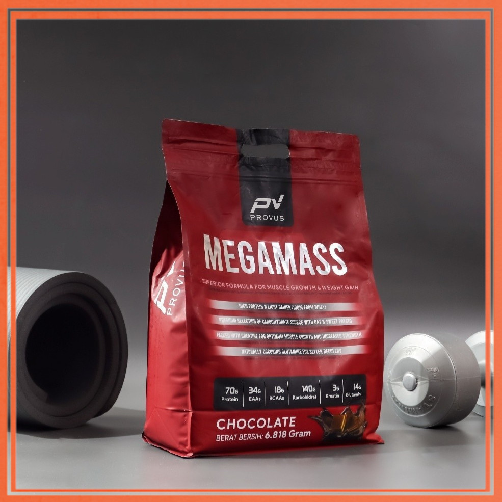 Jual Provus Mega Mass 15 lbs Susu Gainer Penambah Berat Badan Megamass ...