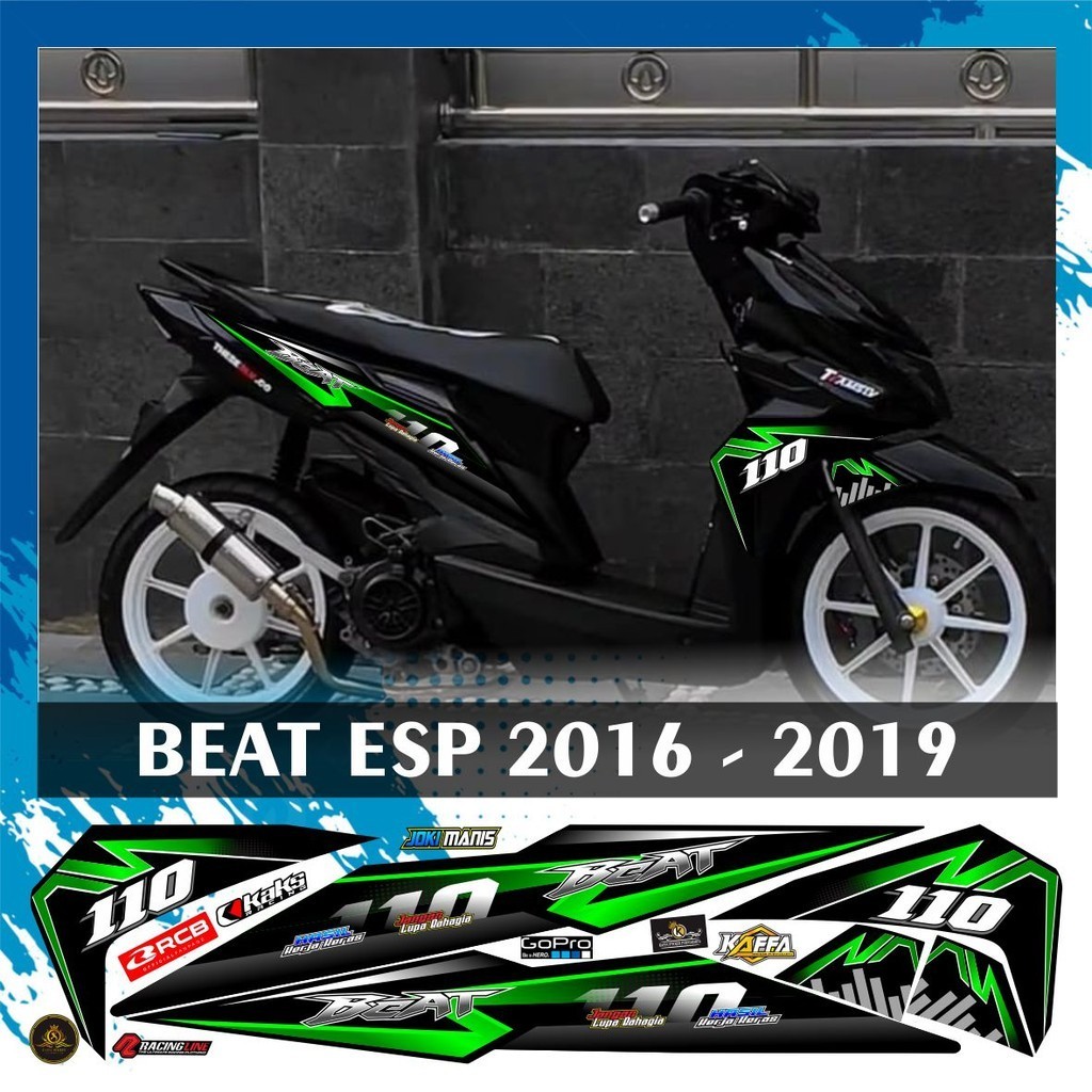 Jual MOTIF SIMPLE Stiker Striping Variasi List Beat New esp custom ...