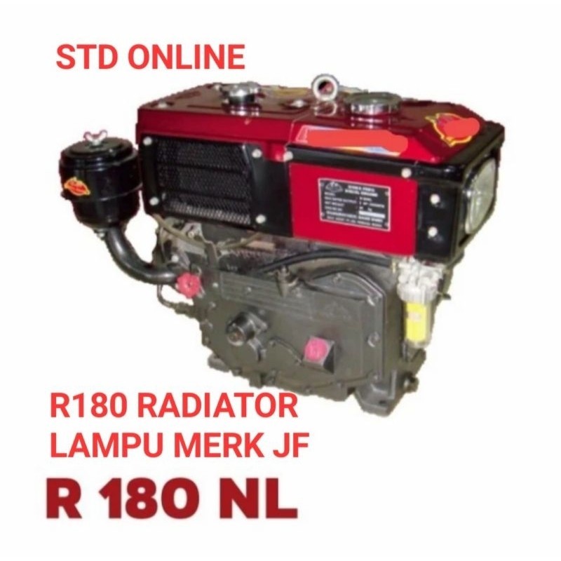 Jual MESIN DIESEL R180NL MERK JF RADIATOR LAMPU 8 PK | Shopee Indonesia
