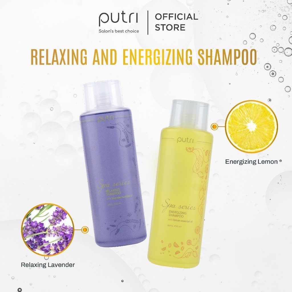 Jual [ SPA SERIES ] PUTRI SHAMPOO INDONESIA 200ML 450ML / ENERGIZING ...