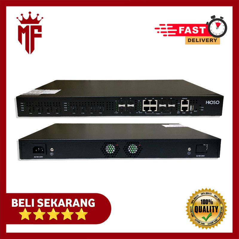 Jual OLT EPON HIOSO HA7308C 8PON Port + 8 sfp JOLink (+8dbm) | Shopee Indonesia