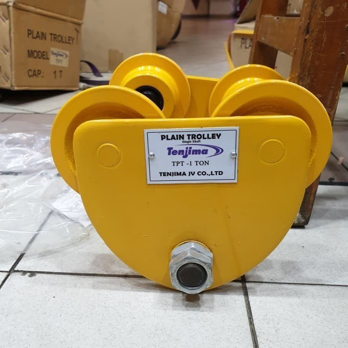 Jual PLAIN TROLLEY TROLI 1 TON 1TON JEPANG JAPAN TROLI HOIST TAKEL 1T ...