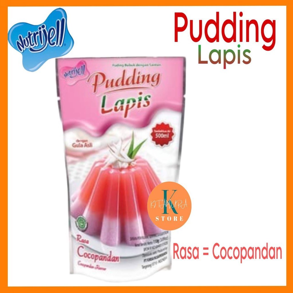 Jual Nutrijell PUDDING LAPIS COCOPANDAN Nutrijell COCO PANDAN | Shopee ...
