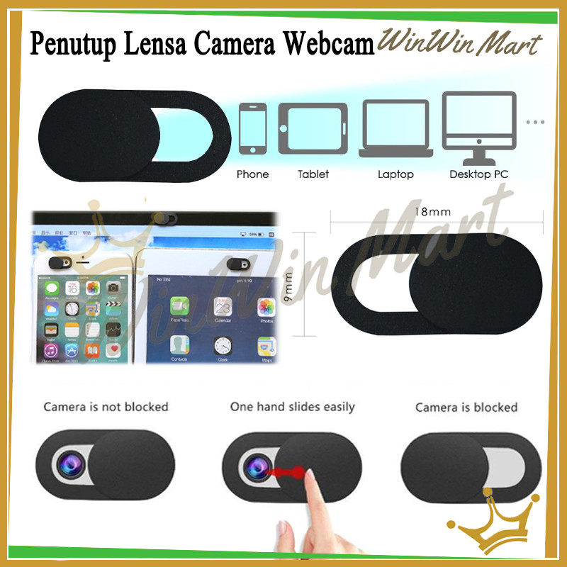 Jual Penutup Lensa Camera Webcam/Penutup Kamera Depan Hp/Camera ...