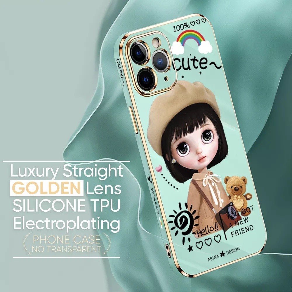 Jual Baret Gadis casing Untuk OPPO A91 A93 A94 A98 F5 F7 F9 F11 F11PRO F15 F17PRO RENO RENO2 ...