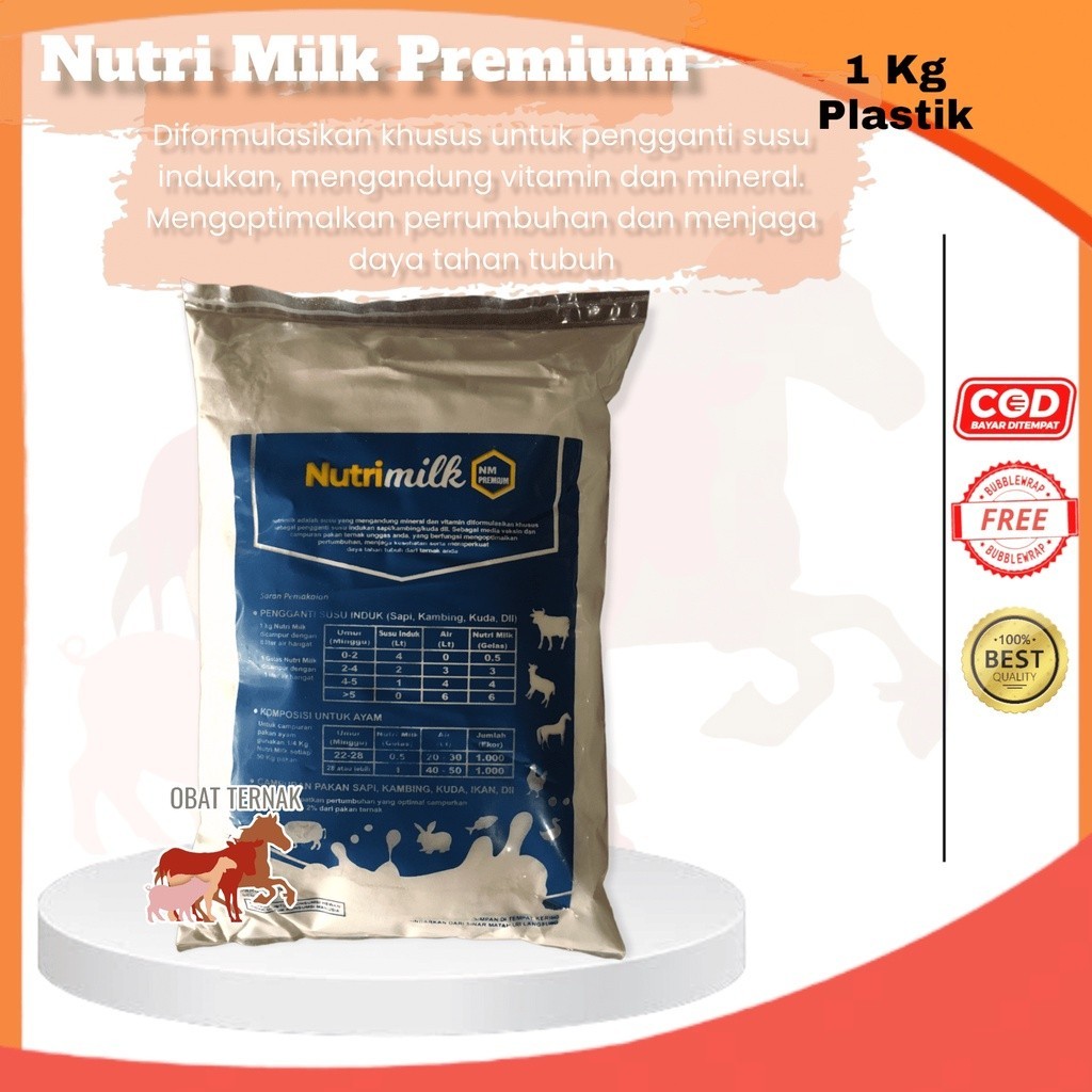 Jual READY NUTRIMILK 1 KG NUTRI MILK REPLACER MILK SUSU TERNAK ...