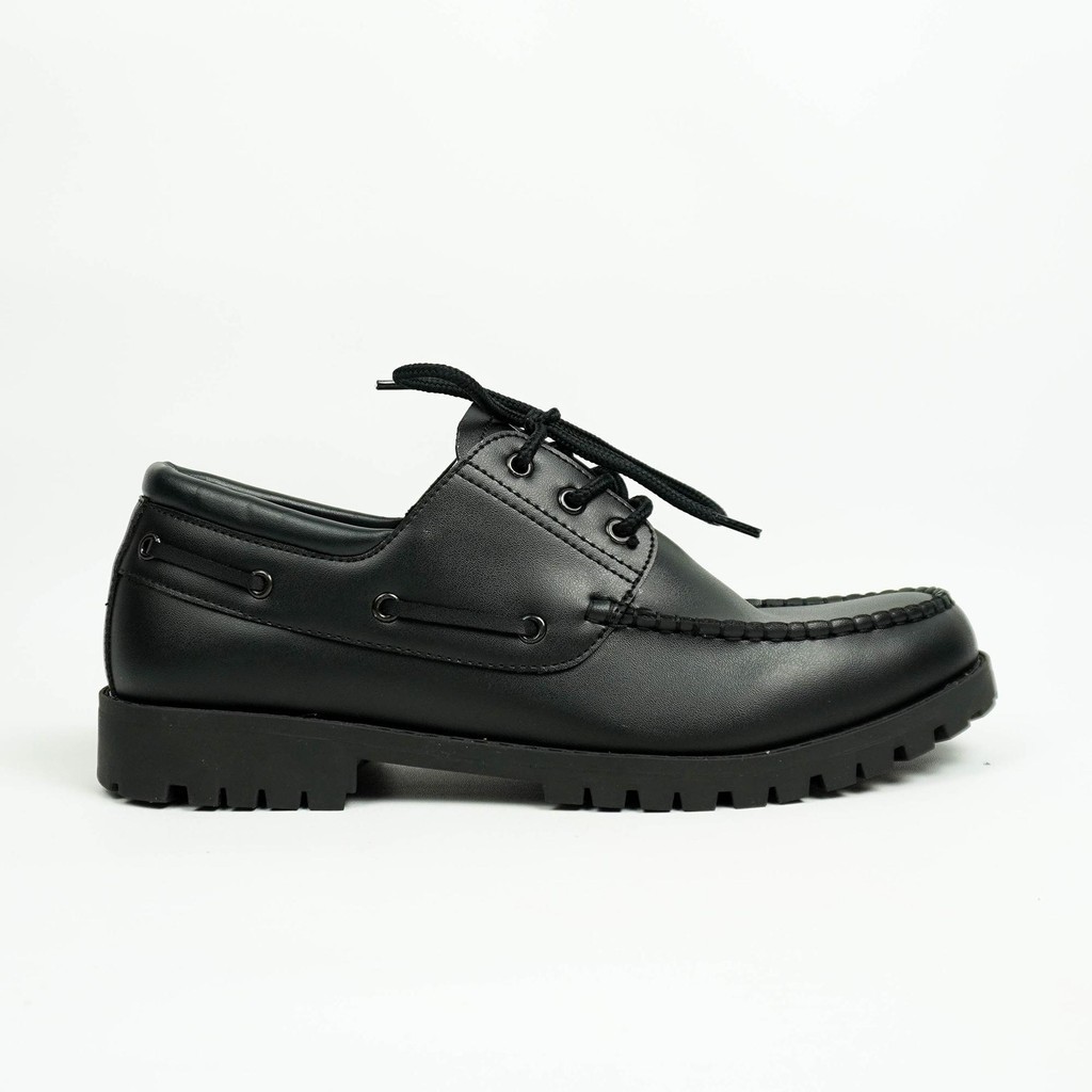 Jual BT PABLO FULL BLACK sepatu formal cowok sepatu sepatu kasual ...
