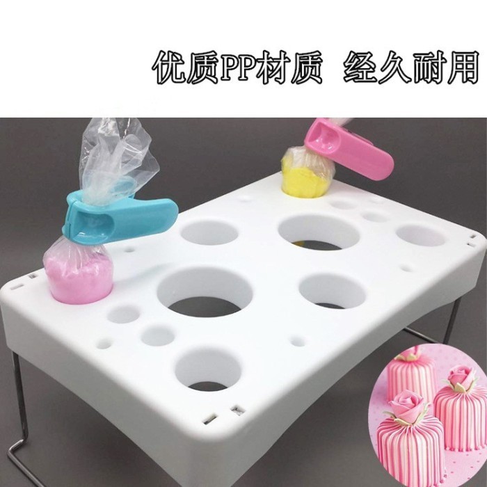 Jual Rak Butter Cream/Organizer baking/Rak Icing/Rak Spuit/Rak Dekor ...