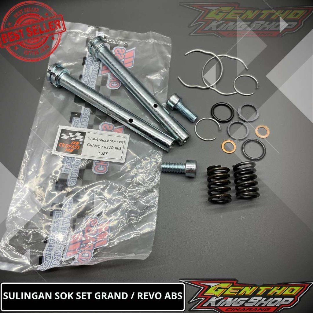 Jual SULINGAN SOK SHOCK DEPAN SET KIT HONDA ASTREA GRAND REVO ABS CKDPASS KOMPLIT TINGGAL PASANG ...