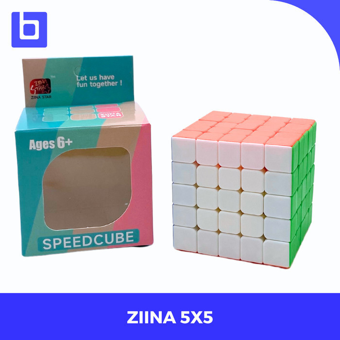 Jual Cube 5x5 Ziina Star 5x5 Stickerless Original | Shopee Indonesia