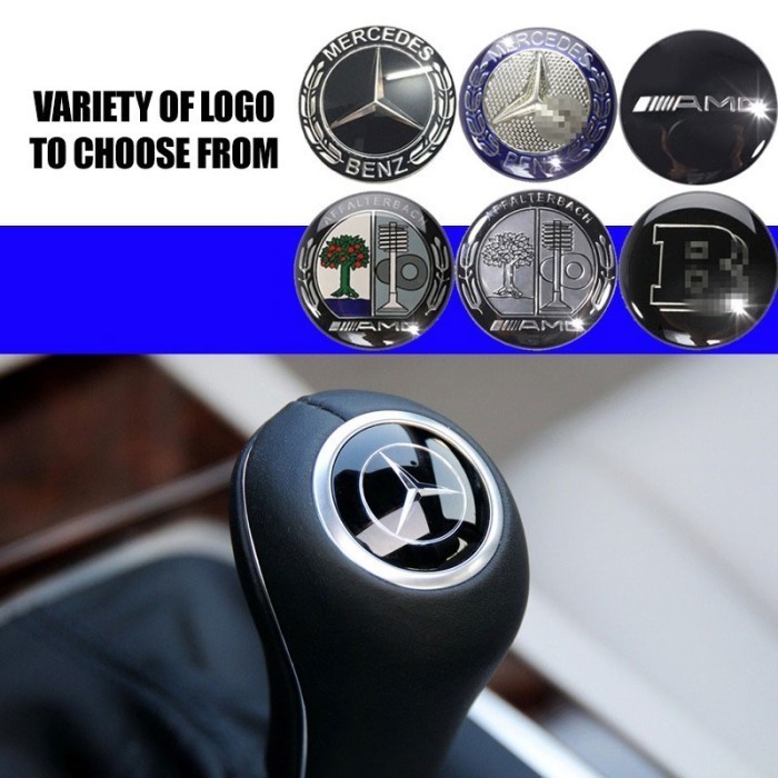 Jual EMBLEM LOGO MERCEDES 29MM SHIFT KNOB TUAS PERSNELING W204 W212 ...