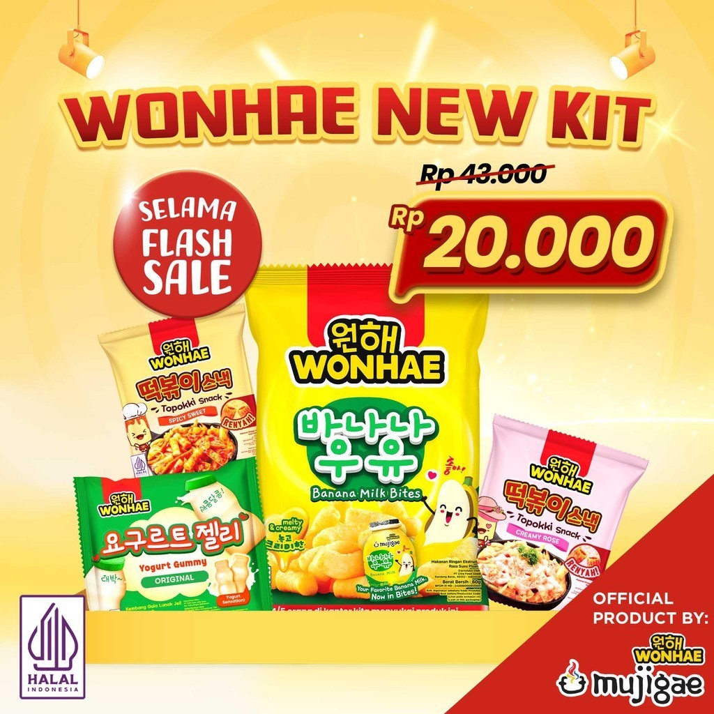 Jual Wonhae New Kit / Bundle Snack / Makanan Ringan Snack | Shopee ...
