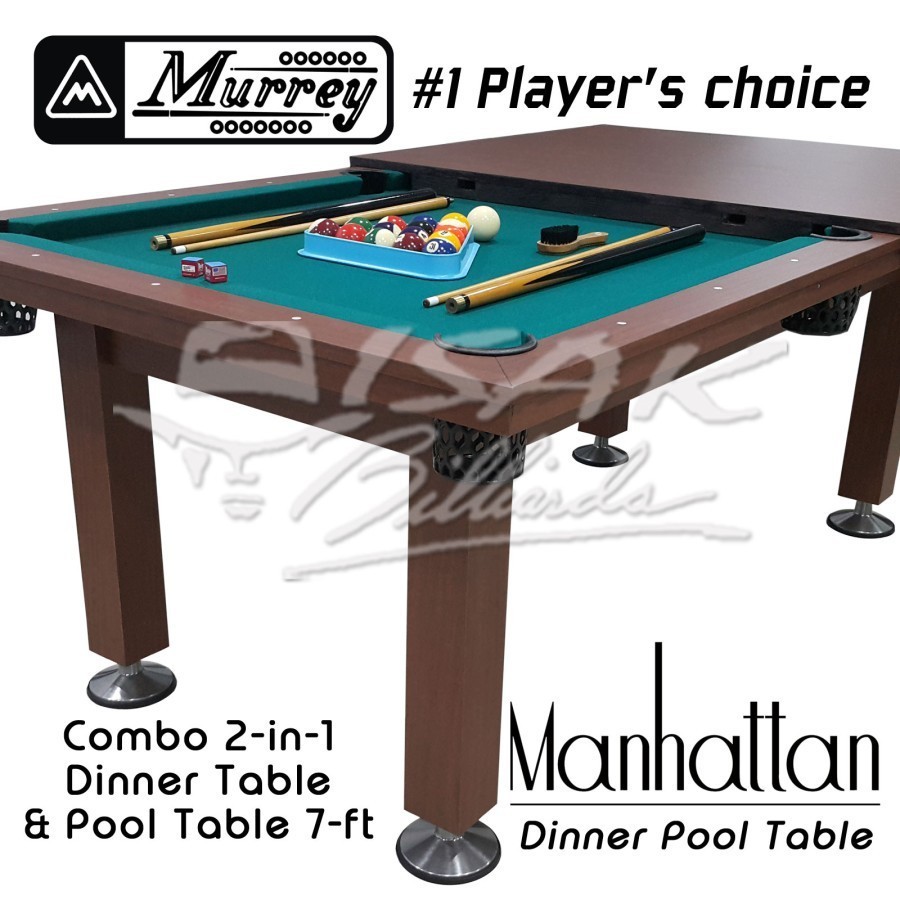 Jual Murrey Dinner Pool Table 7 ft Manhattan - Meja Billiard Biliar ...