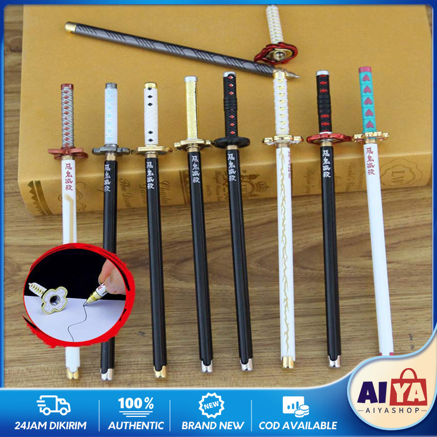 Jual Swordpen Demon Slayer Kimetsu No Yaiba Tanjiro Zenitsu Giyu ...